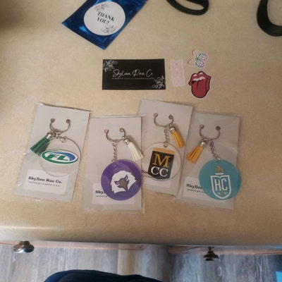 Custom College Keychains/ Any College You Want - Etsy