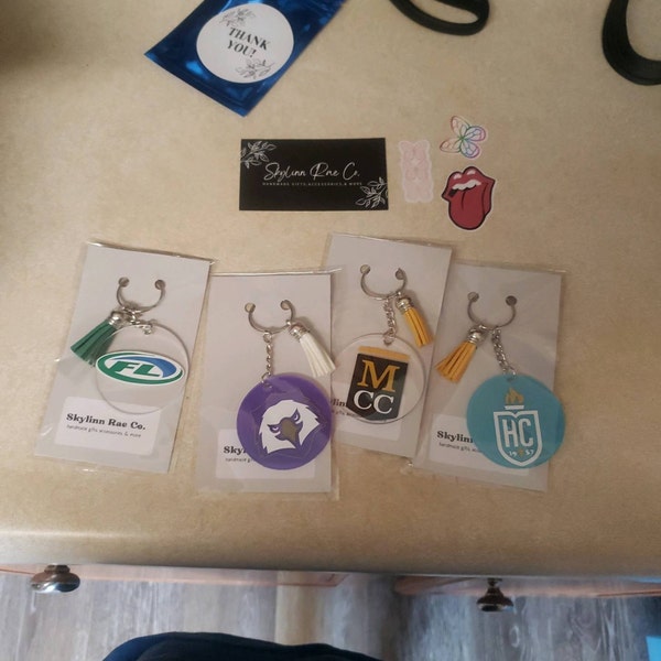 Custom College Keychains/ Any College You Want! - Etsy