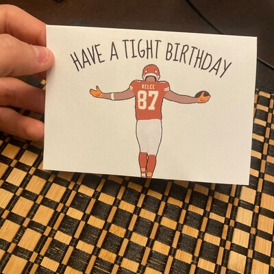 Patrick Mahomes Birthday Card Greeting Kansas City Chiefs - Etsy