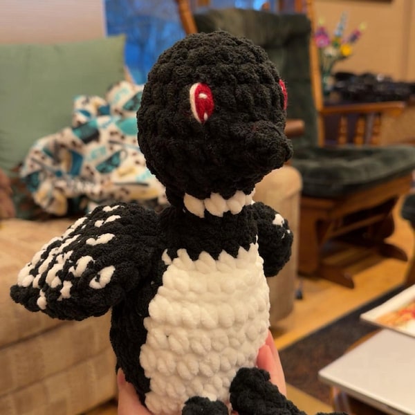 Libby the Loon Crochet Pattern | No Sew Crochet Pattern | Animal ...
