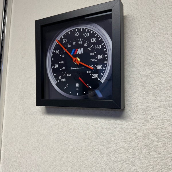 Vintage BMW E46 M3 Speedometer Wall/shelf Clock - Etsy