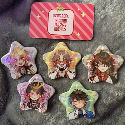 Nijisanji Vtuber Star Buttons - Etsy