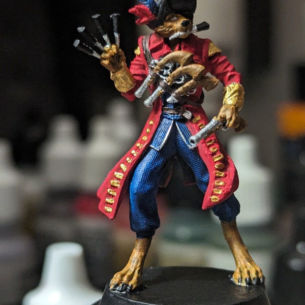 Female Tiefling Warlock Miniature - Etsy