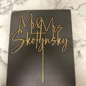 Gold Cake Topper for Wedding Personalized Cake Topper Rustic - Etsy