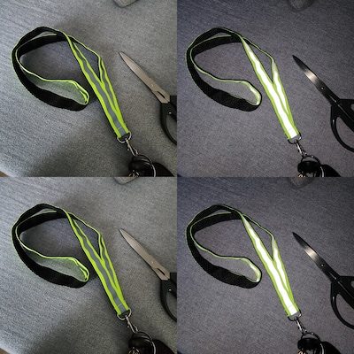 Keychain Black Cats With Their Tails in the Air Keychain Wristlet Key ...