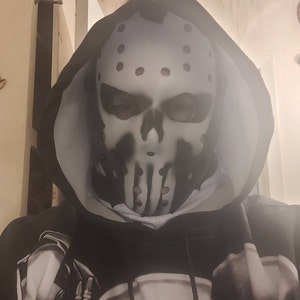 HALLOWEEN PROP Jason Hockey Mask Mod Punisher Skull Friday - Etsy