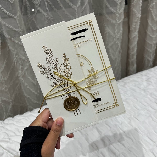 Acrylic Wedding Invitation Elegant White Wedding Invitations Unique ...