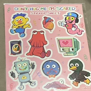 Dont Hug Me Im Scared DHMIS Die Cut Sticker Sheet - Etsy
