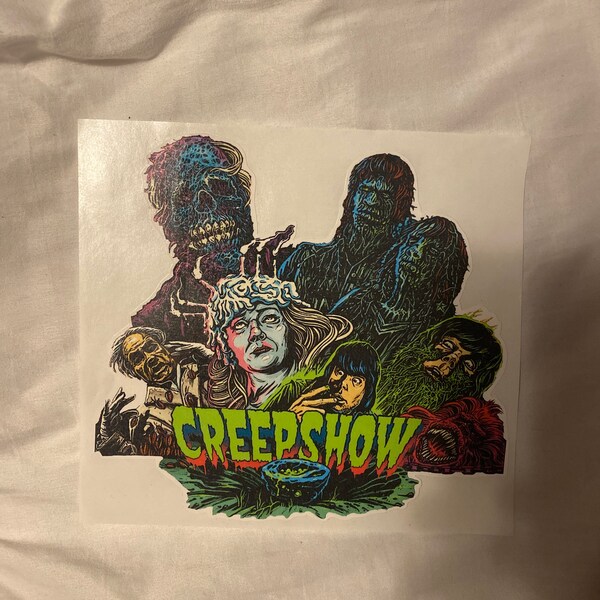 STICKERS Creepshow Decals 7" and Pair of 3" - Etsy