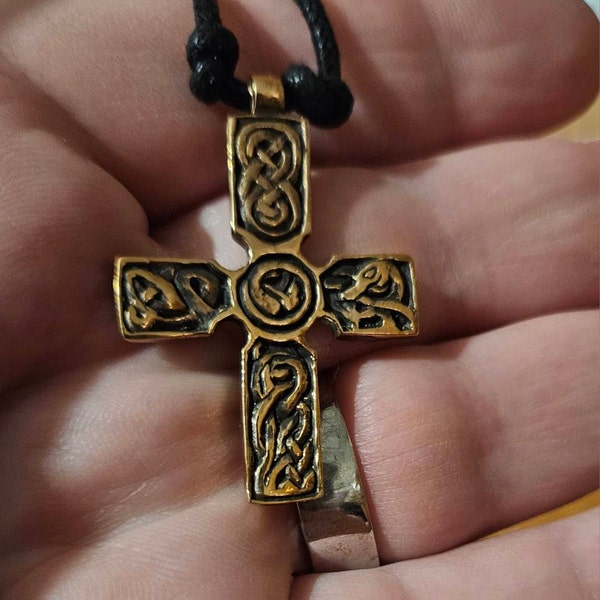 Miniature Galloway Hoard Pectoral Cross in Solid Silver. - Etsy UK