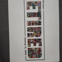 School Class Photo Collage, Year End Collage Gift for Teacher ...
