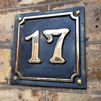 SOLID BRONZE Tudor Rose House Door Address Sign Metal Any - Etsy UK