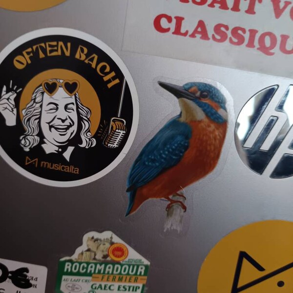 DJ Mixing Sticker Decal, Turntables EDM Music Art Vinyl Laptop Cute ...