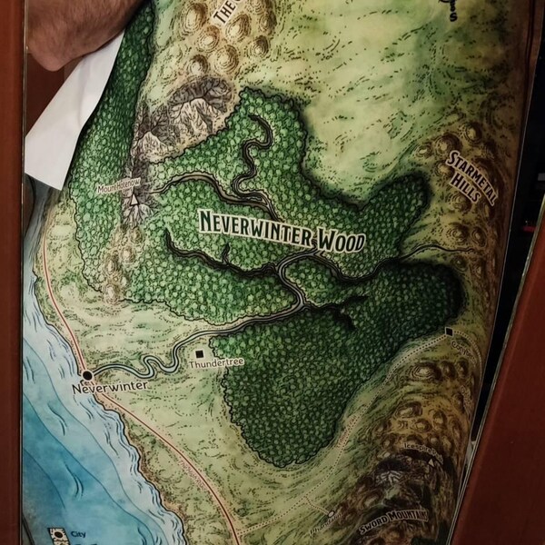 Custom RPG / Game Cloth Map Printing Service - Etsy