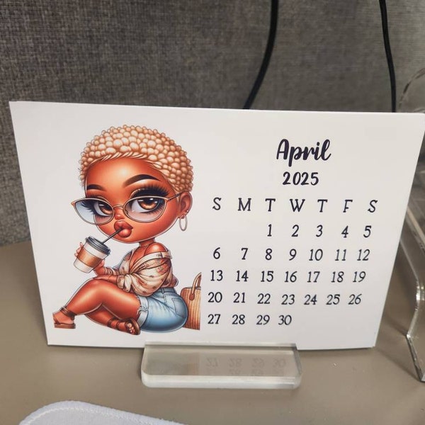 2026 Divas Desk Calendar: Women of Color, Handmade - Etsy