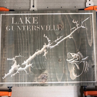 Norfork Lake Vector Graphic Cut File Map Arkansas Print - Etsy