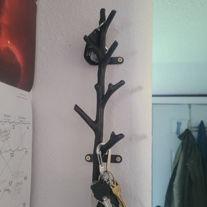 Tree Branch Key Rack, Cast Iron Branch Key Rack, Metal Branch Key Rack ...