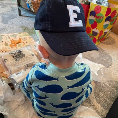 Gray Baby Infant Toddler Custom Letter Initial Baseball Hat Cap First ...