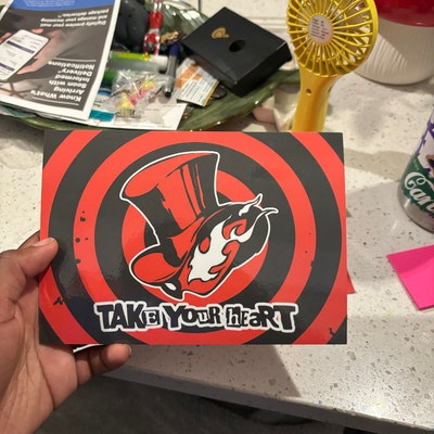 Valentine Edition Customized Calling Card Persona 5 modernized - Etsy