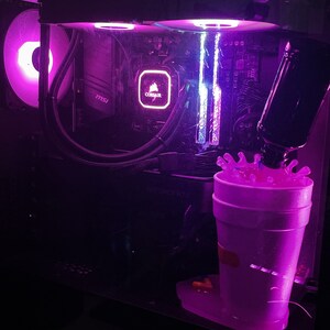 Light up Lean Pour Display - Etsy