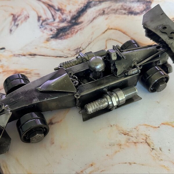 Excavator Scrap Metal Sculpture, Backhoe Tractor Loader Scrap Metal ...