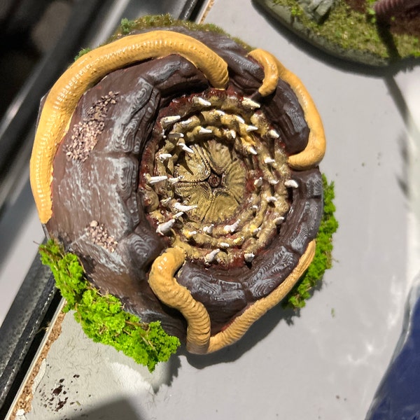 Sand Worm Maw - Rampage Gothic - Printable Scenery, Sarlacc Wargaming ...