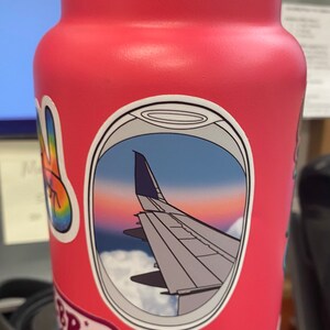 Holographic Travel Inspired Sticker, Waterproof Waterbottle Sticker ...