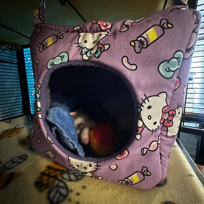 Large Fleece Coffin Bed, Drac Inspired Design, Halloween Pet Bed, Cat ...