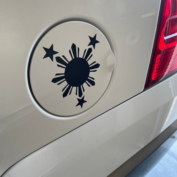 Filipino Sticker | 3 Stars and a Sun Decal | Pinoy Decal | Car, Laptop ...