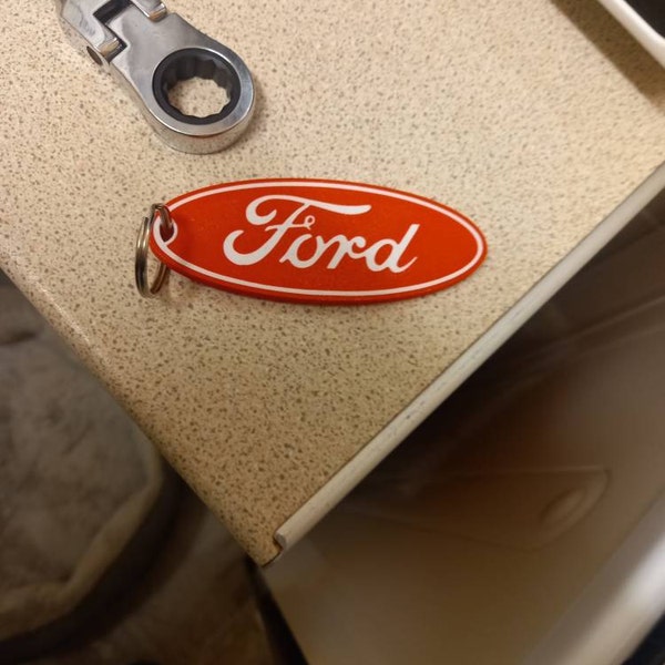 Ford Emblem Key Ring - Many Colours Available Car Drivers Fob ...
