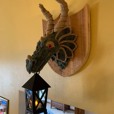 Guardian Dragon Crochet Wall Hanging Pattern Only - Etsy
