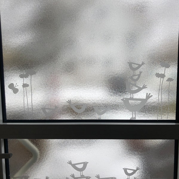 Window Stickers BIRDS Decals Nursery Decor Window Pictures Birds ...