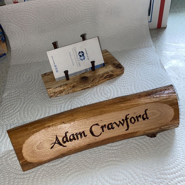 Rustic Office Door Name Plate or Sign - 100% Custom - Etsy