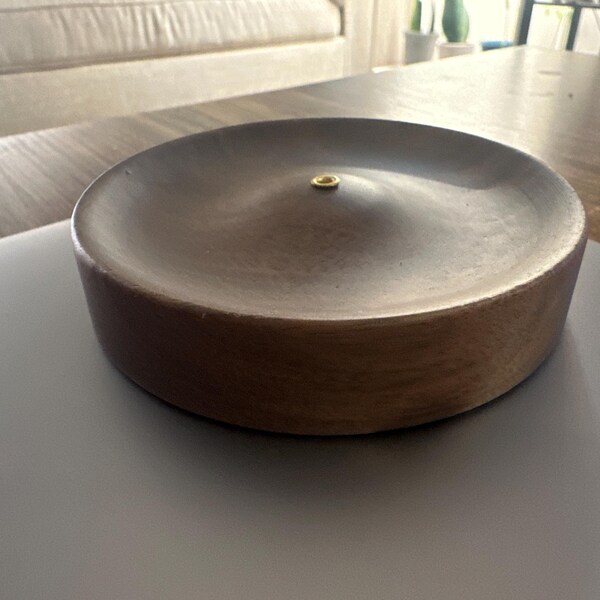 Black Walnut Solid Wood Line Incense Incense Holder, Handmade Tea ...