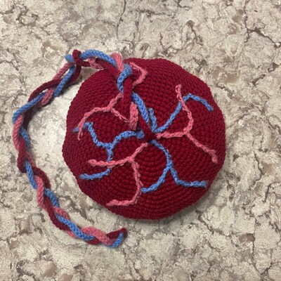 Crochet Pattern UTERUS With Fallopian Tubes & Ovaries Womb Model Doula ...