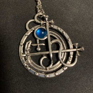 Celtic Pagan Morrigan Pewter Crow W Dangling Pentacle & W Crow | Etsy