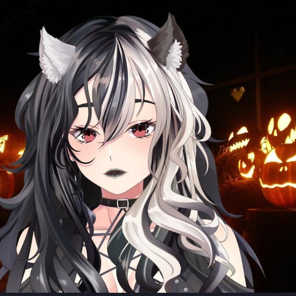 Gothic-themed Bust-up Vtuber Model With 3 Emotes for Vtube Studio - Etsy Gothic-themed Bust-up Vtuber Model With 3 Emotes for Vtube Studio - Etsy