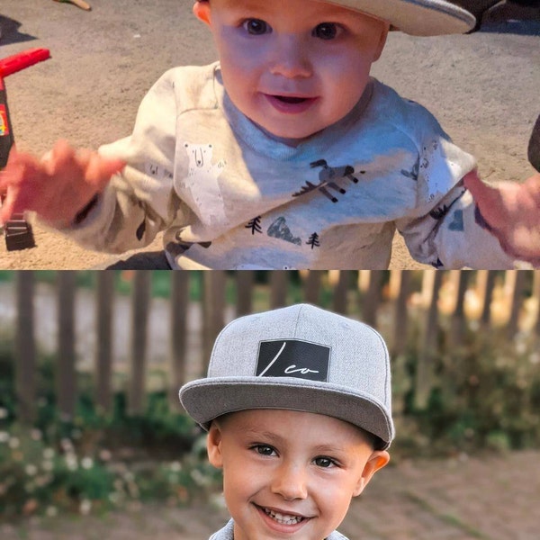 Custom Toddler Ball Cap Curved Bill Infant Baby Kids Adult Youth Child ...