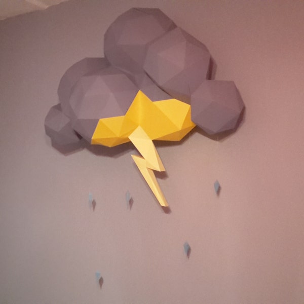 Cloud Storm Papercraft - Scenography - 3D Papercraft - Build Your Own ...