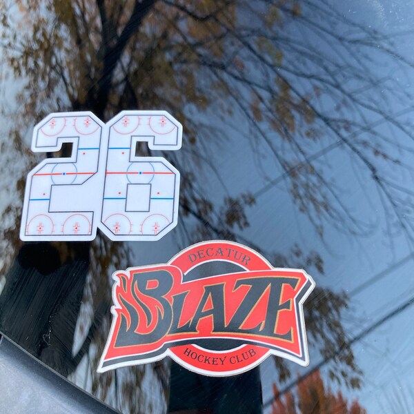 Custom Hockey Roster Stickers for Tournaments - Etsy