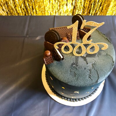 Glitter 17 Cake Topper, 17th Birthday, Seventeen Birthday, 17 ...