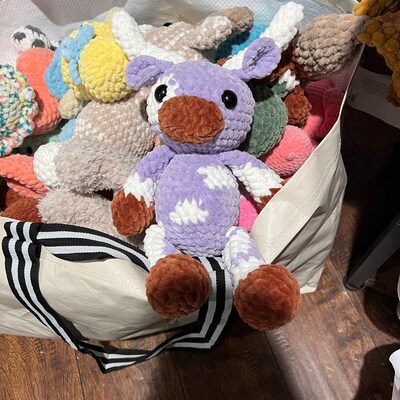 Longhorn Crochet Pattern Longhorn Cow Pattern, Amigurumi Longhorn Cow ...