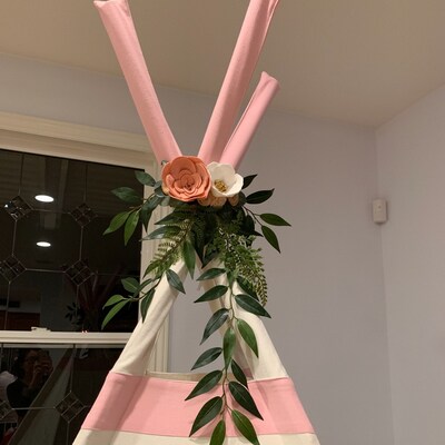 Teepee Topper Teepee Toppers Felt Flower Teepee Topper Teepee Decor ...