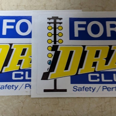 Ford Drag Club Safety and Performance Vintage Reproduction Drag Racing ...