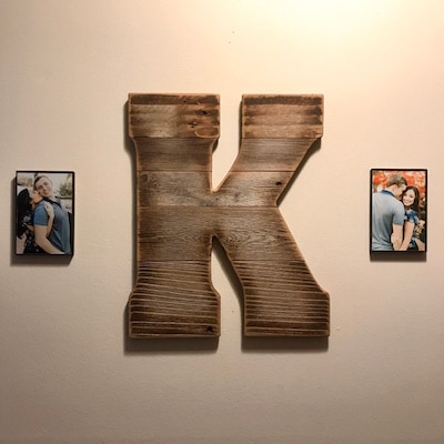 18 Reclaimed Letter. A to Z. 0 to 9. Rustic Letter. Marquee Letter ...