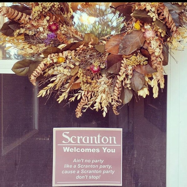 The Office INSPIRED Welcome Sign. Office Party Welcome Sign. Scranton ...