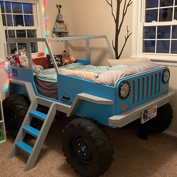 DIY Jeep-inspired Bed Plans – Build a Custom Kids Bed With Easy ...