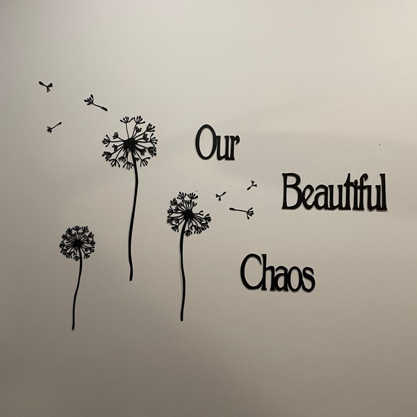 Dandelion Flower Metal Wall Decor, Dandelion Wall Art, Unique Home ...