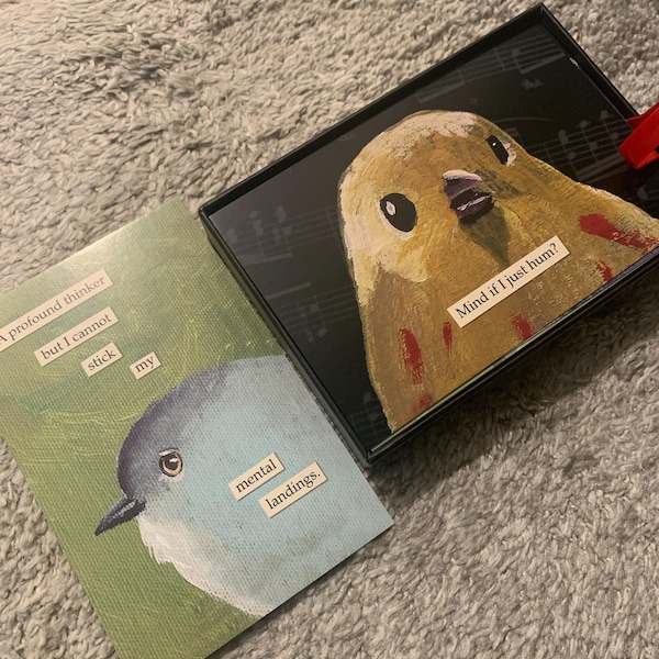 Troubled Bird Postcard Set of 50 - Birds - Animal - Mincing Mockingbird ...