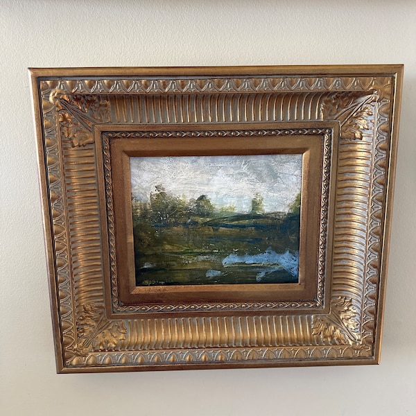 4.25 Gold Fancy Gold Ornate Picture Frame Photo Art Gallery 650G ...